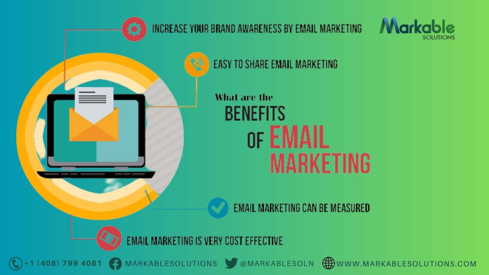 Top Benefits of Email Marketing - Markable Solutions